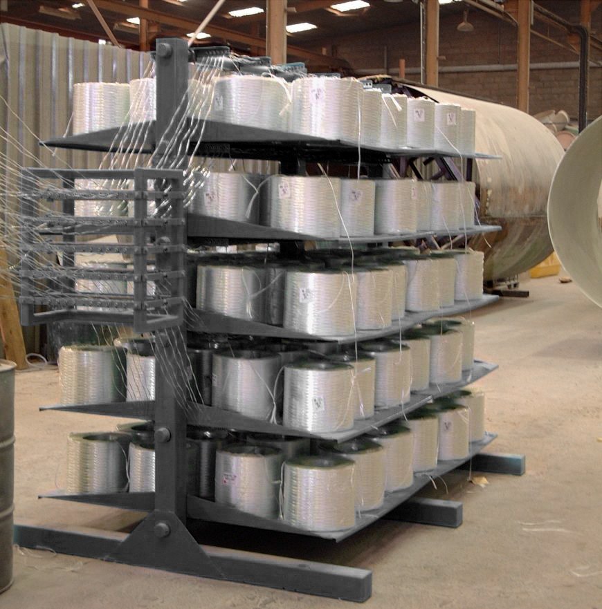 Fiber Creel and Tensioners - Magnum Venus Products